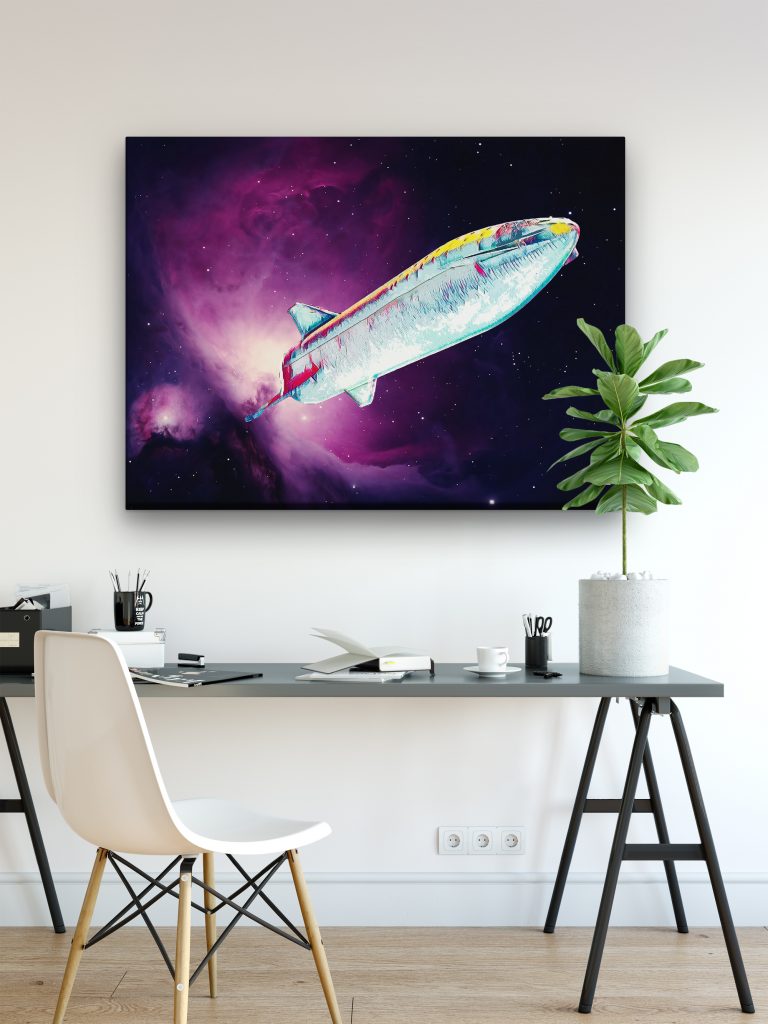 Spaced Out - Inspirational Entrepreneur Art - Motivational painted ...