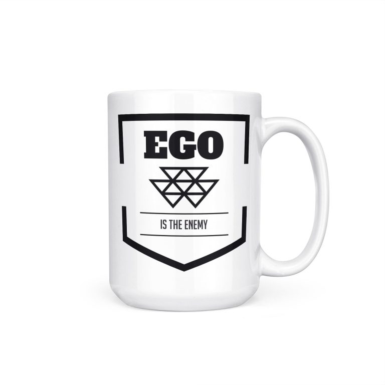 Ego Is The Enemy Mug - Stoic philosophy Coffee Cup. Entrepreneur ...